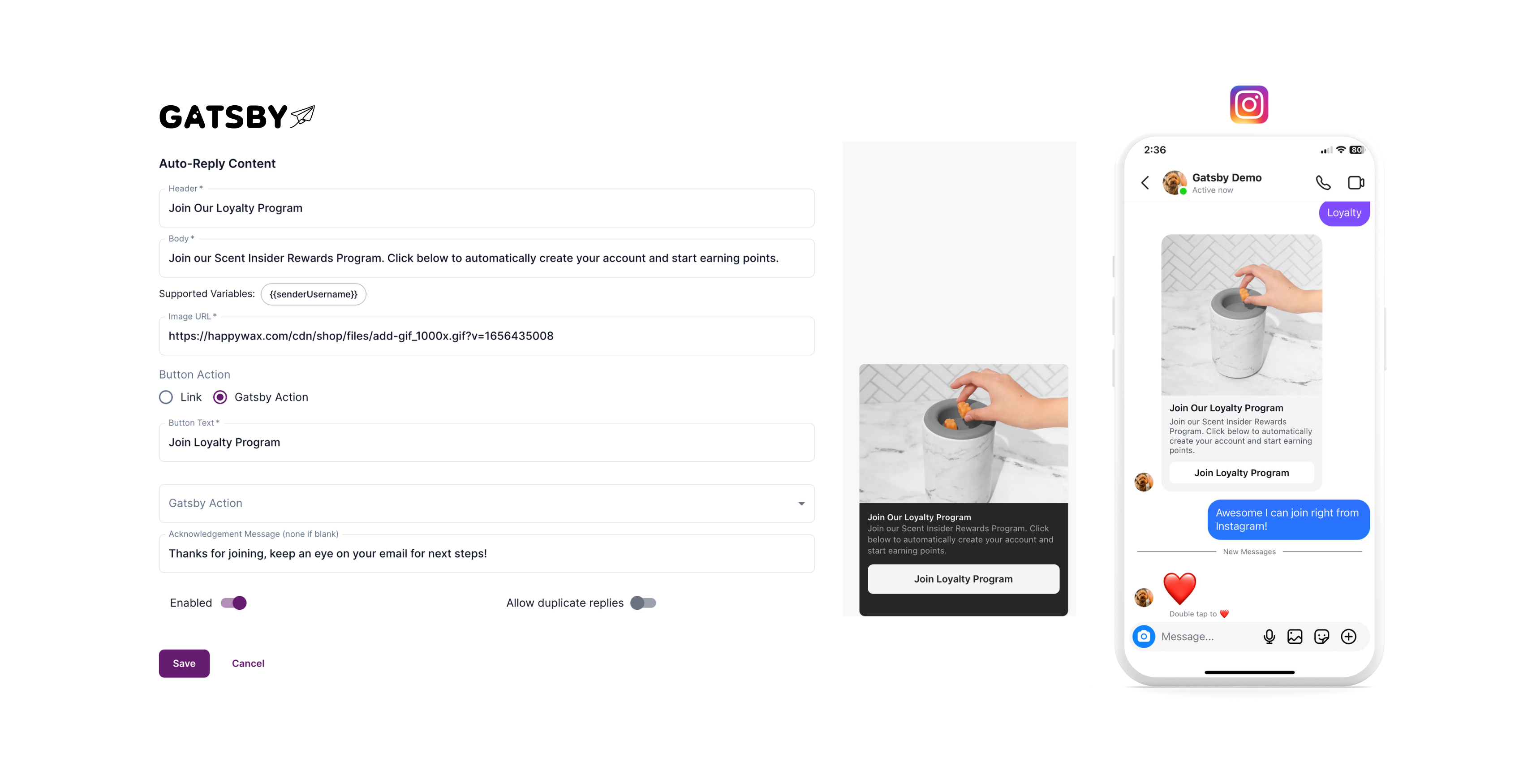 Gatsby - Social Loyalty